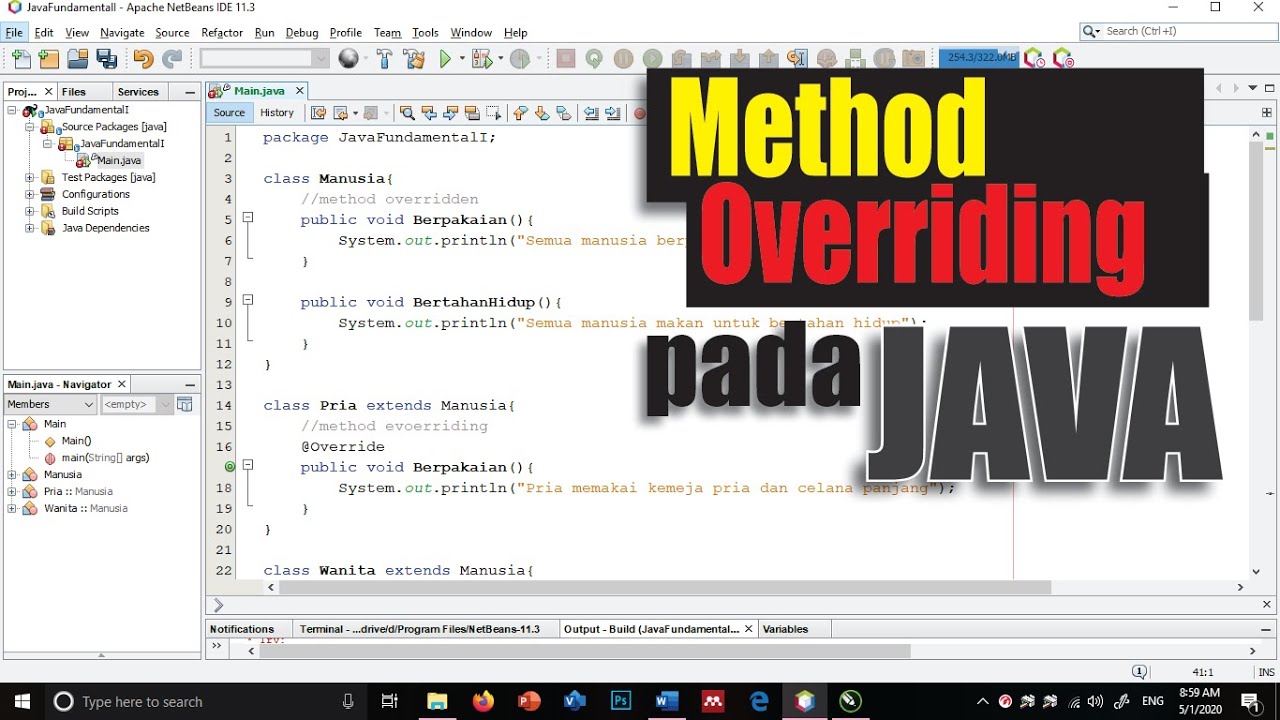 19 Java Method Overriding Youtube