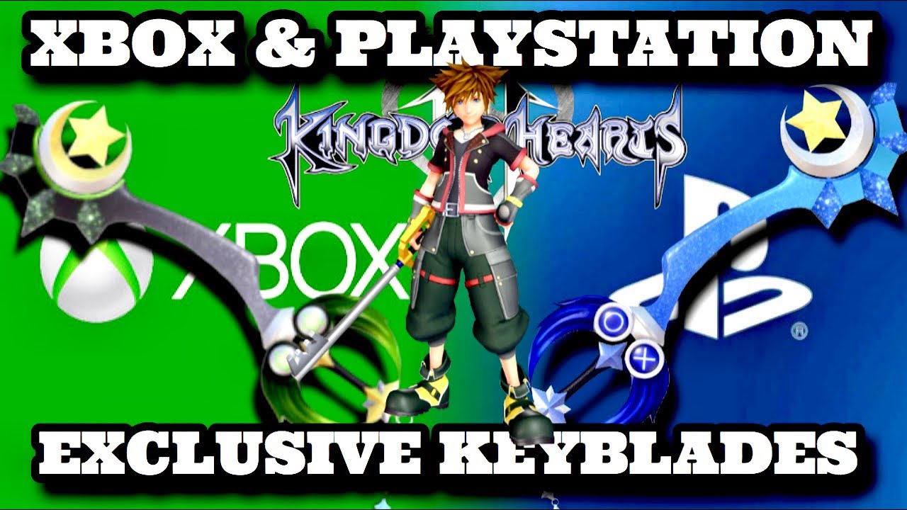 Exclusive Keyblades For Xbox One Playstation 4 Kingdom Hearts 3
