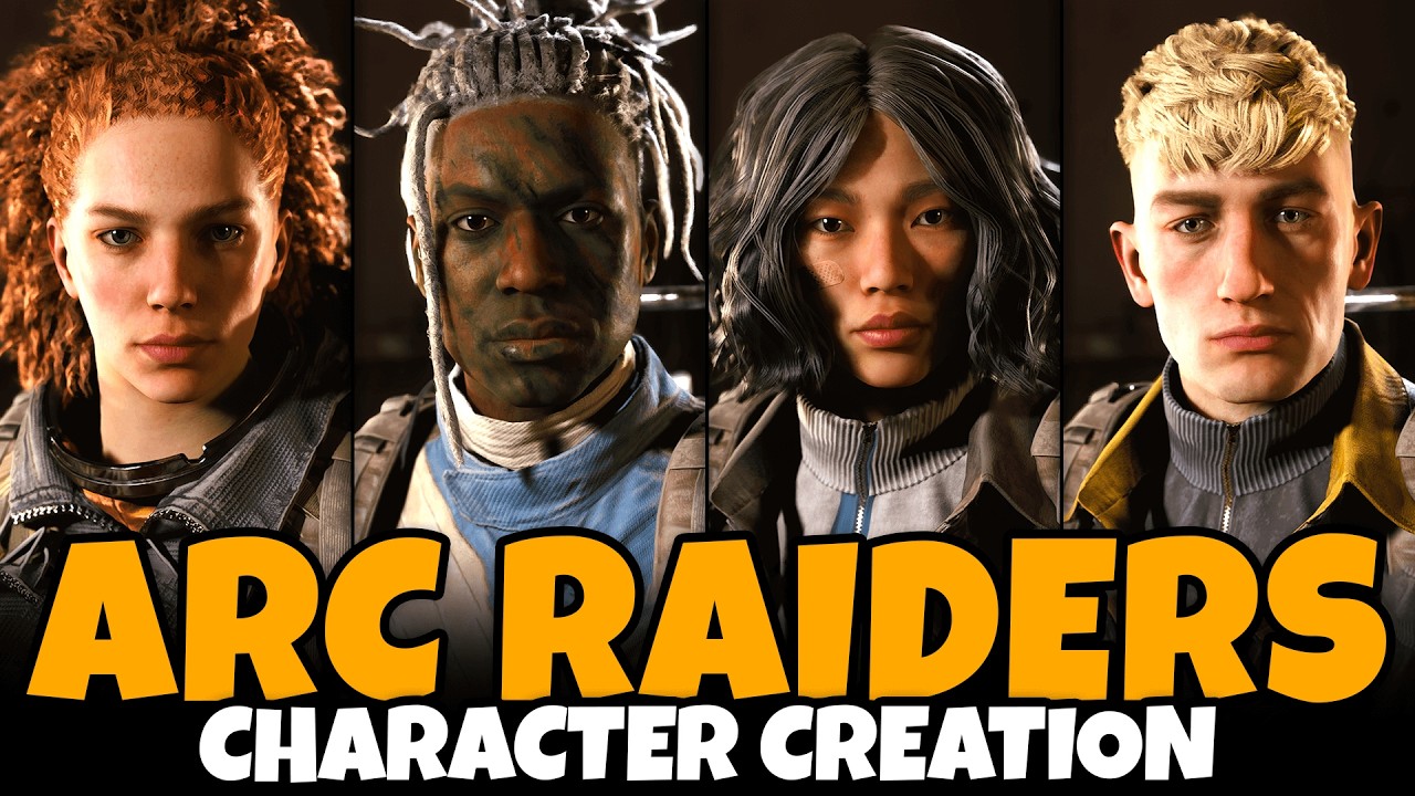 Arc Raiders Character Creation Full Male Female Customization All