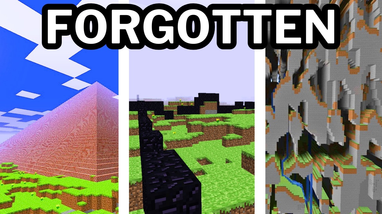 Visiting Forgotten Minecraft Structures Youtube