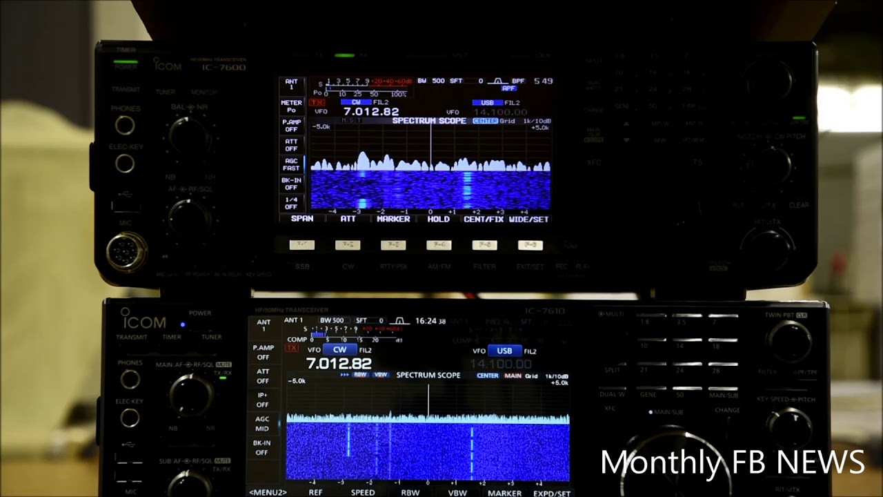 Ic 7610vsic 7600 Youtube