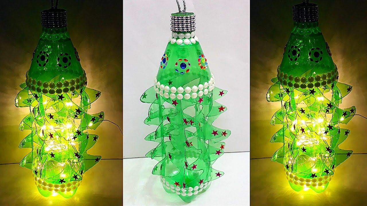 Diy Christmas Decor Lantern Bells Parol From Recycled Plastic Bottles