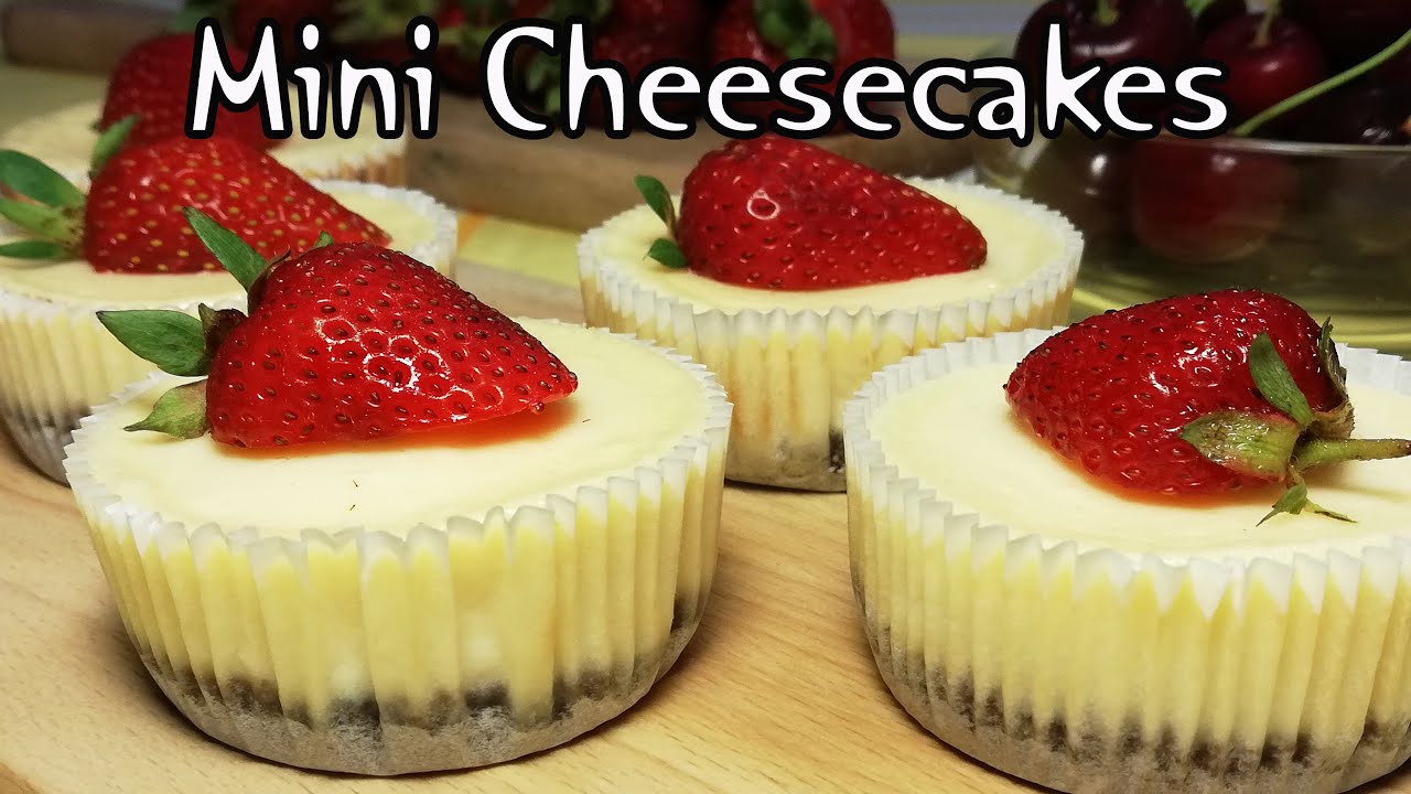 Easy Mini Cheesecakes Cheesecake Recipe Cheesecake Cupcakes Youtube