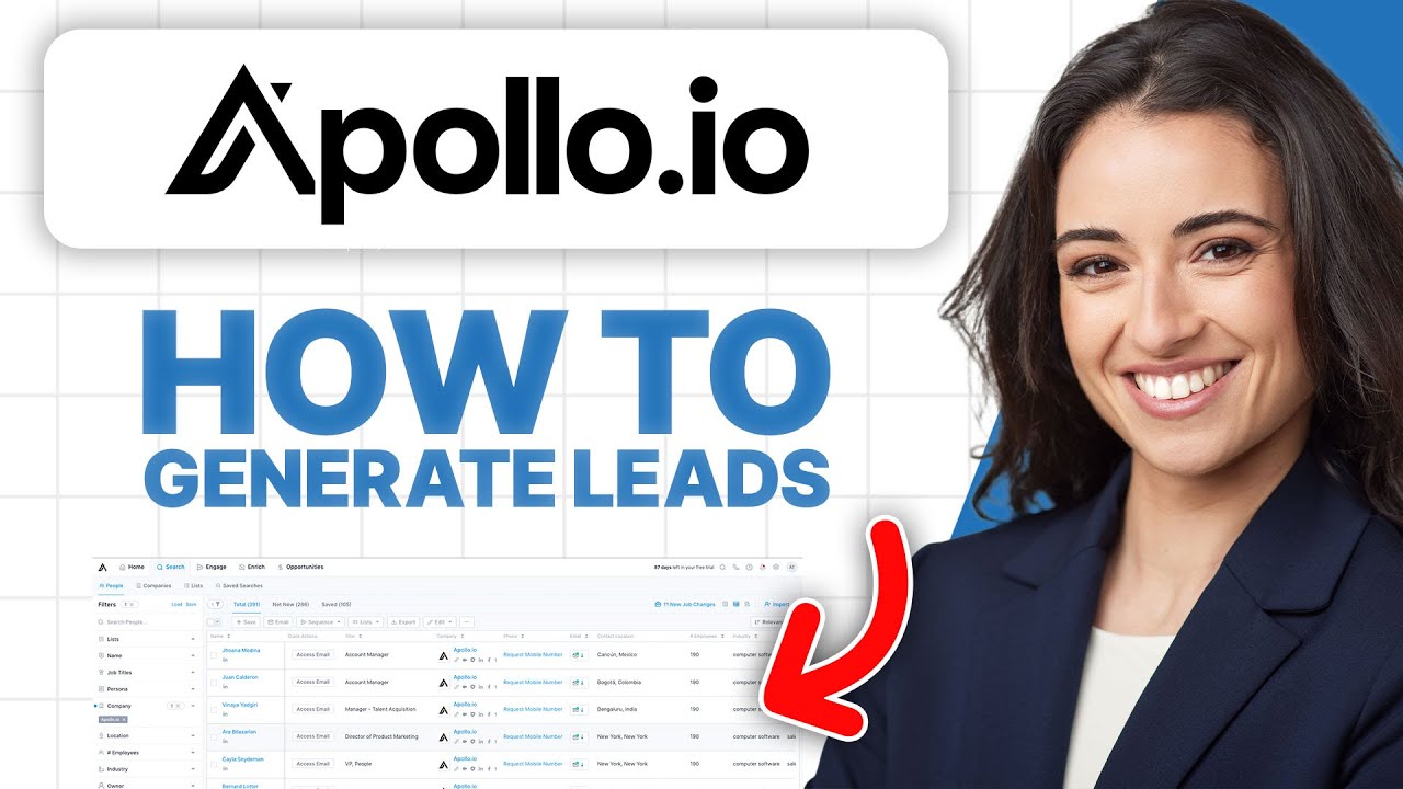 How To Use Apollo Io To Generate Leads 2026 Tutorial Youtube
