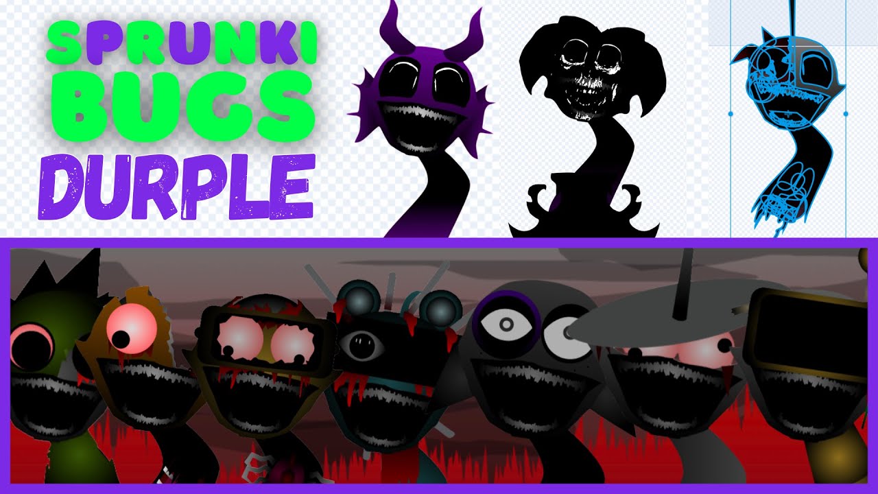 How To Make A Bug Tutorial Sprunki All Characters Like Durple Phase 3