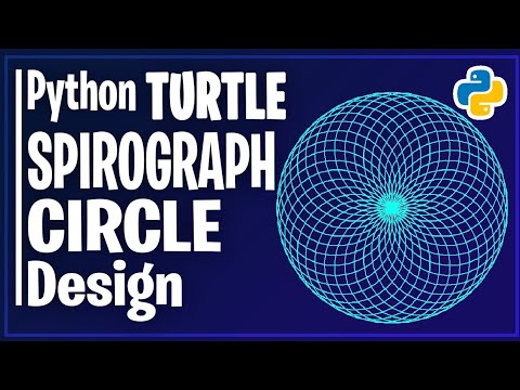How To Create Circle Spirograph Using Python Turtle Python Turtle