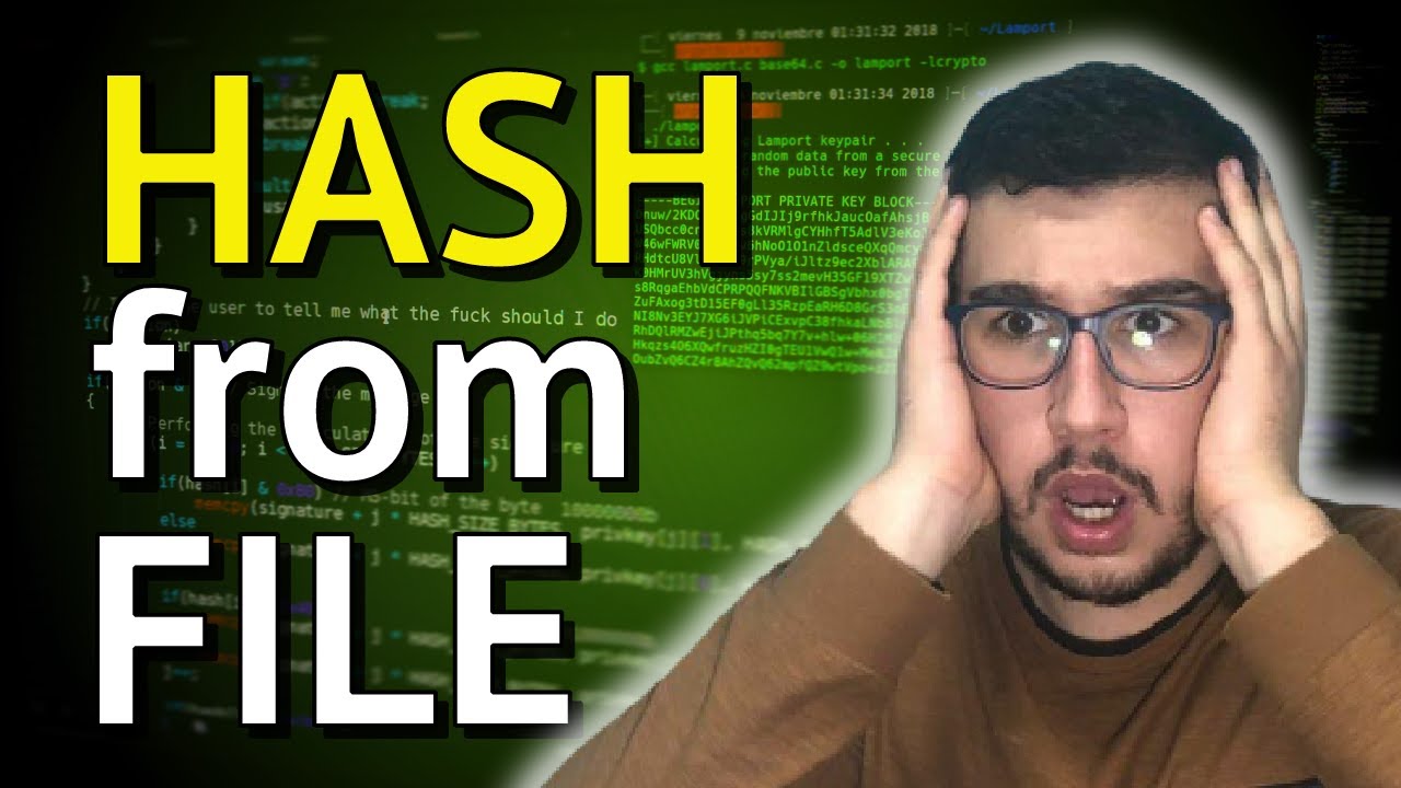 Generate Hash From File In Javascript With Cryptojs Library Youtube