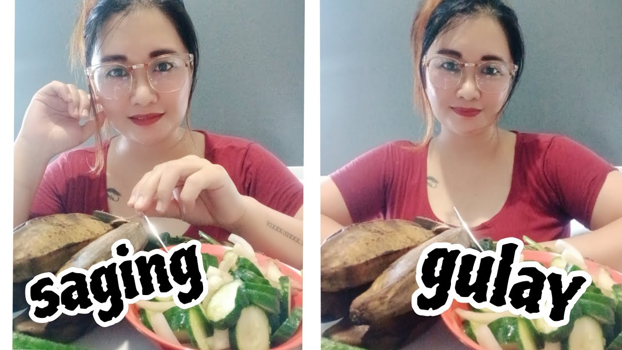Saging At Gulay Mukbang Honey Lyn27 Vlog Youtube