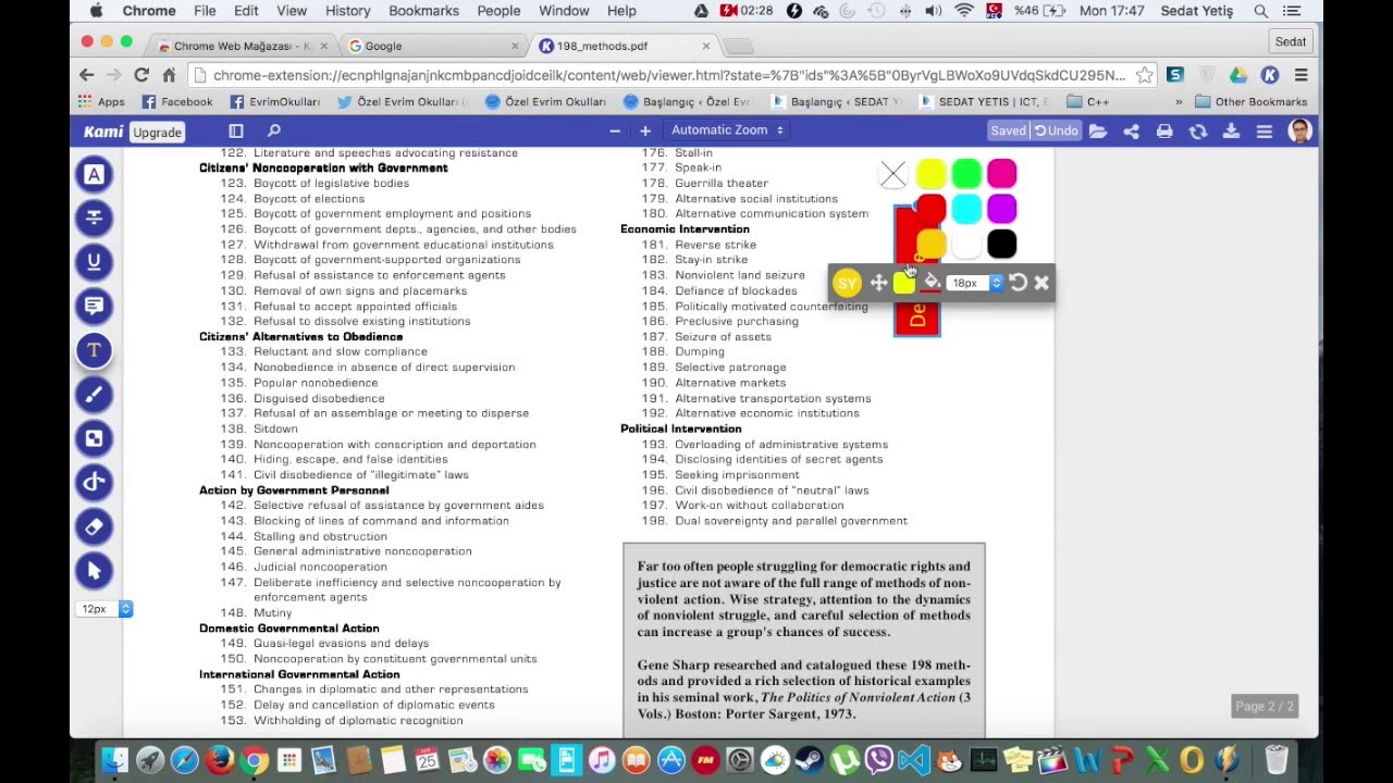 Chrome Extensions Kami Pdf Sign Edit Review Youtube