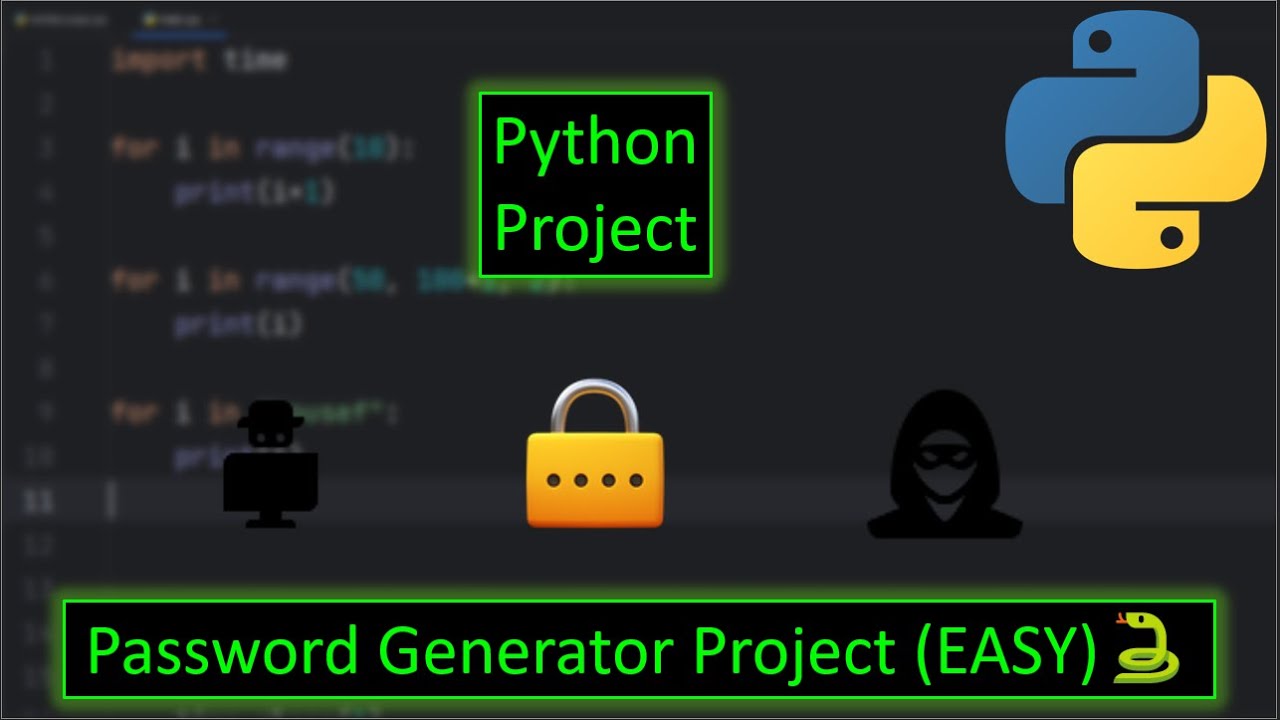 Python Password Generator Project Easy рџђќ Youtube