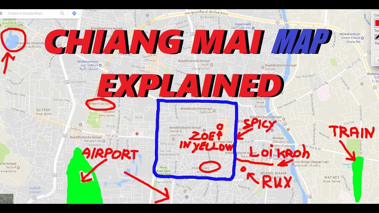 Map Of Chiang Mai Ancient Terracotta Secret Garden Chiang Mai