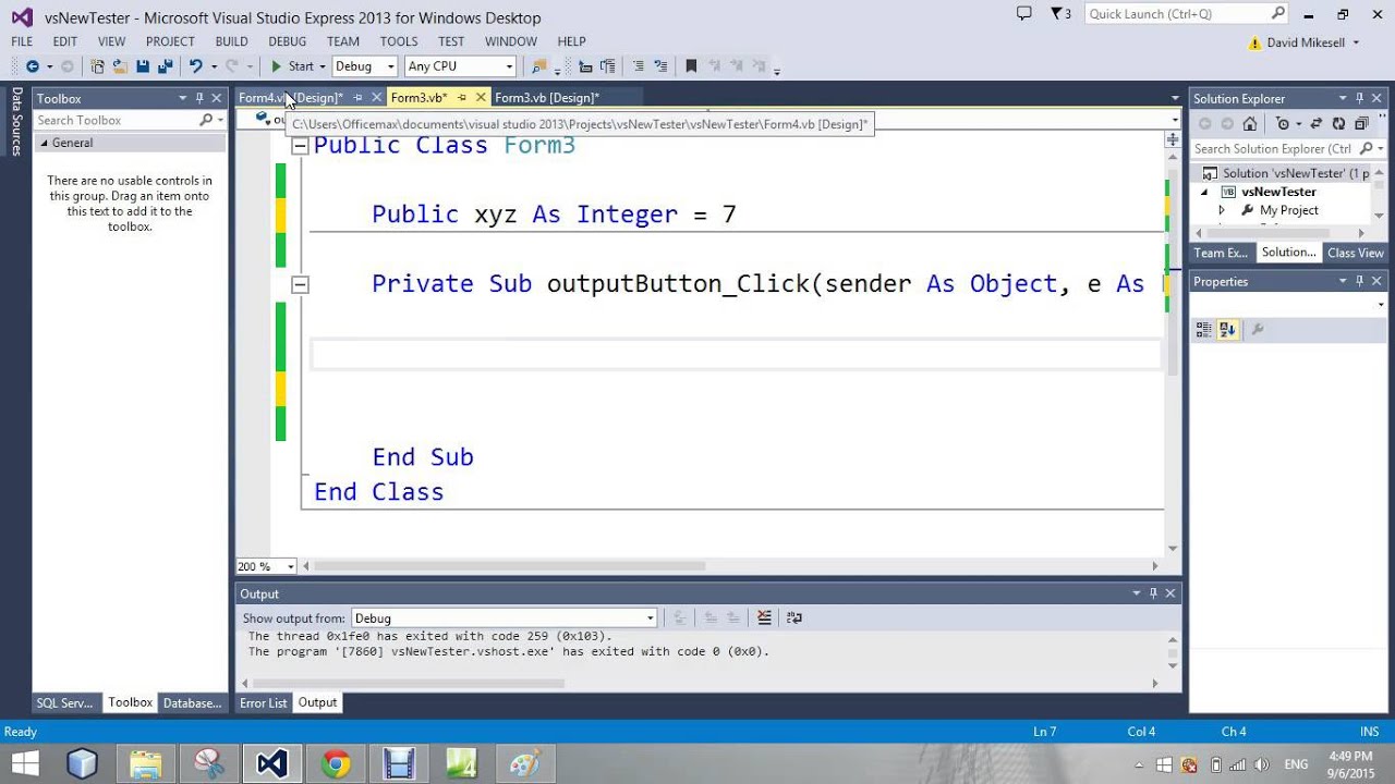 Public Variables Visual Basic Youtube