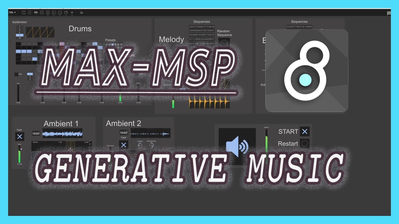 Generative Music Max Msp Youtube
