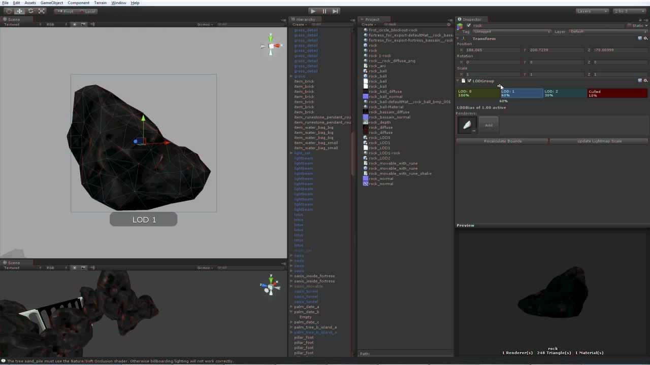 Unity 3 5 Lod Tutorial Youtube