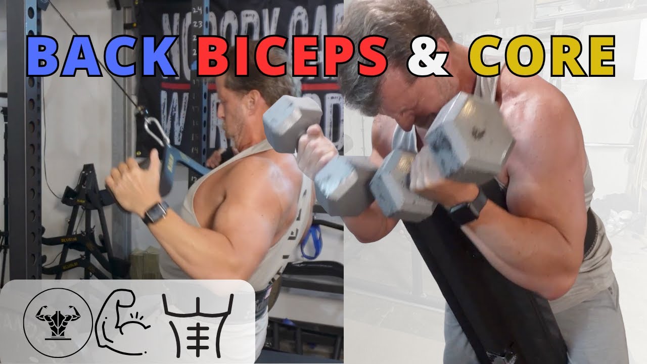Pull Day Workout For Back Biceps Core Full Routine Tips Youtube