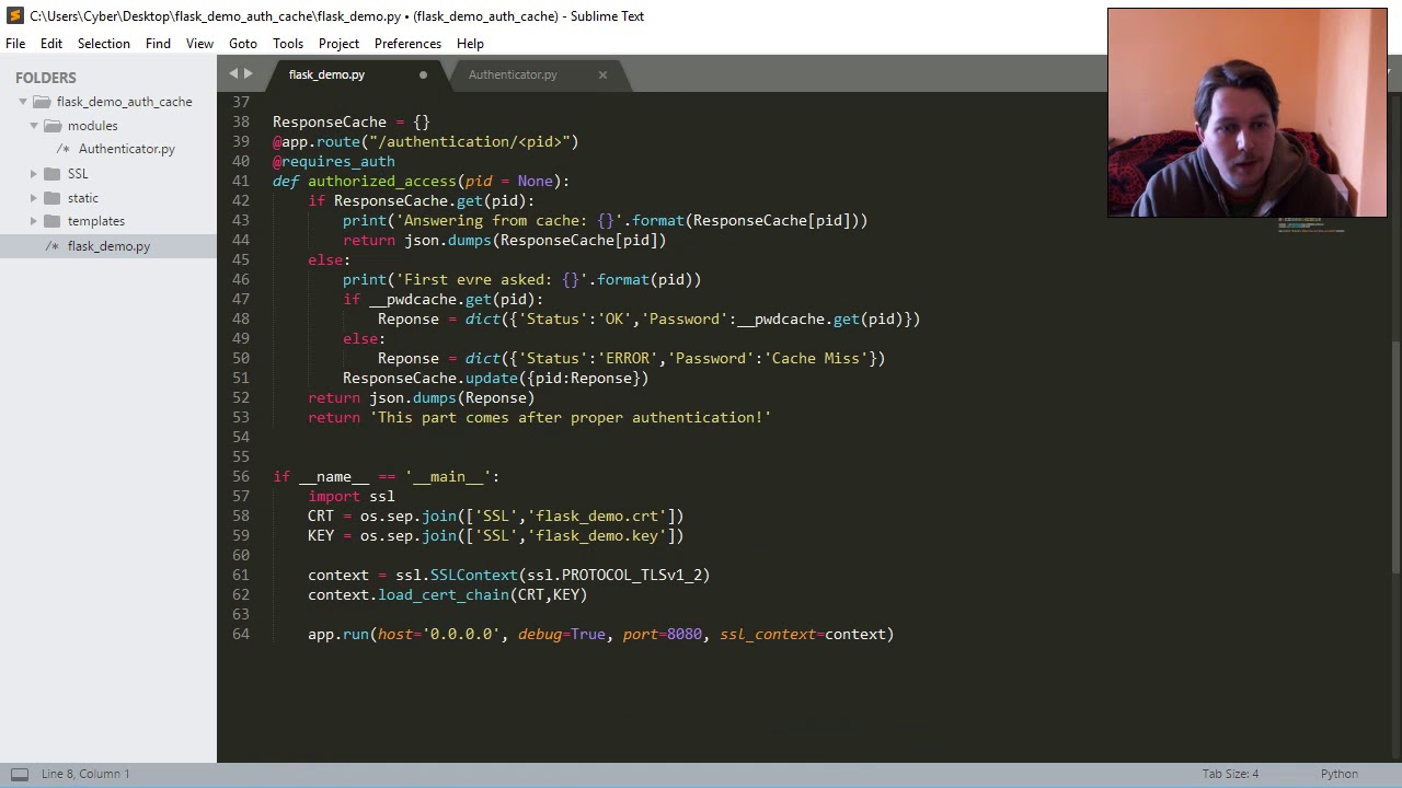 Python Flask Authentication Module Youtube