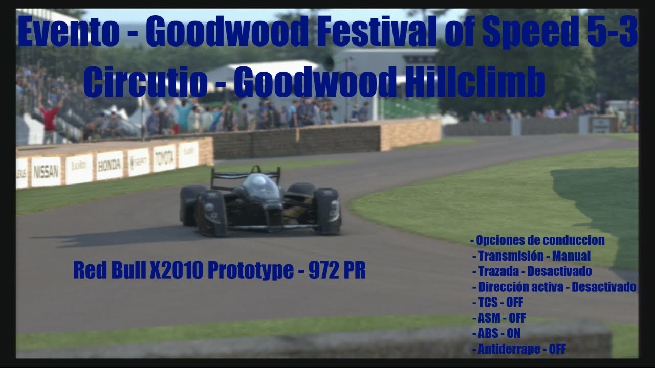 Gt 6 Goodwood Festival Of Speed 5 3 Red Bull X2010 Prototype