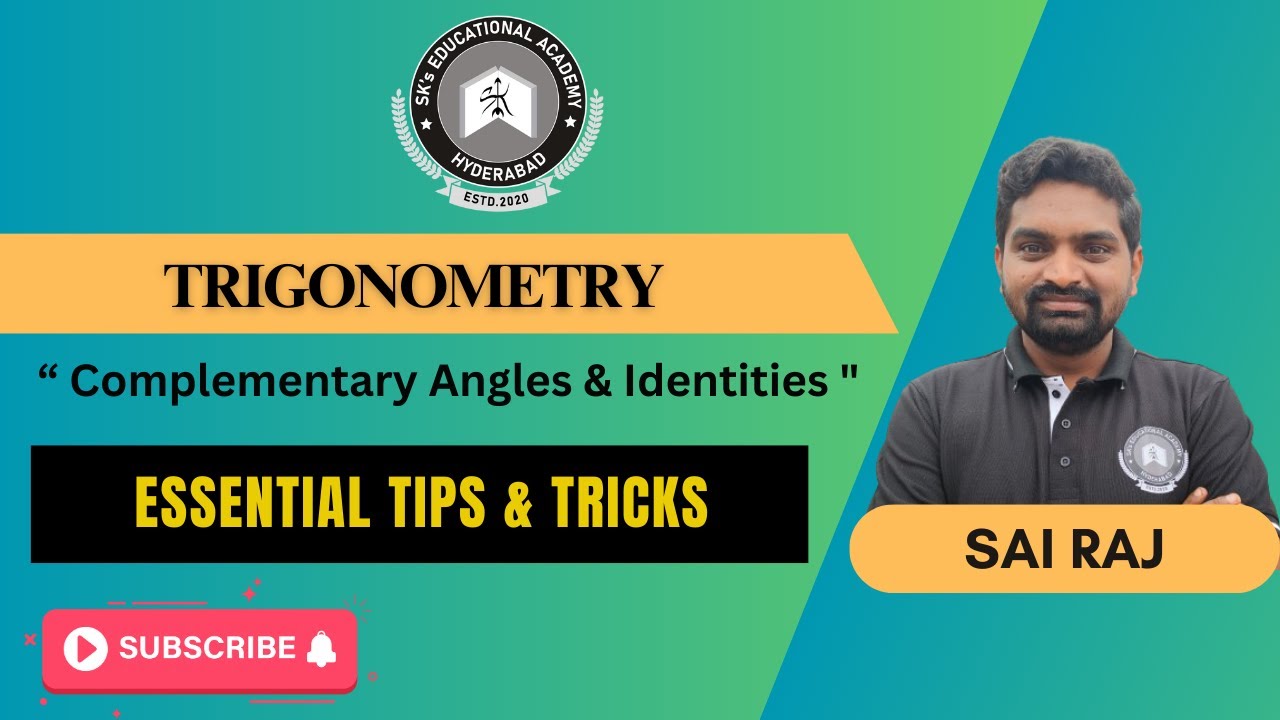 Trigonometry Made Easy Complementary Angles And Identities Tips