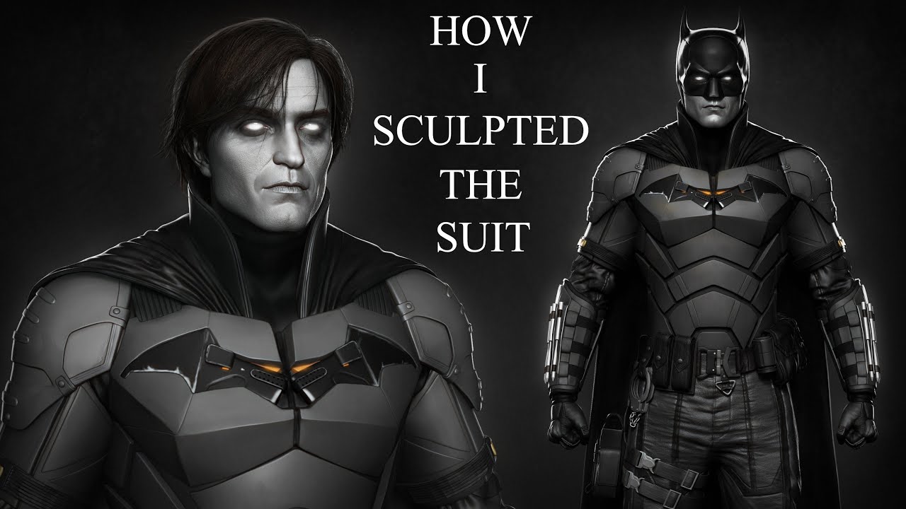 The Batman Sculpting The Suit Tutorial Youtube