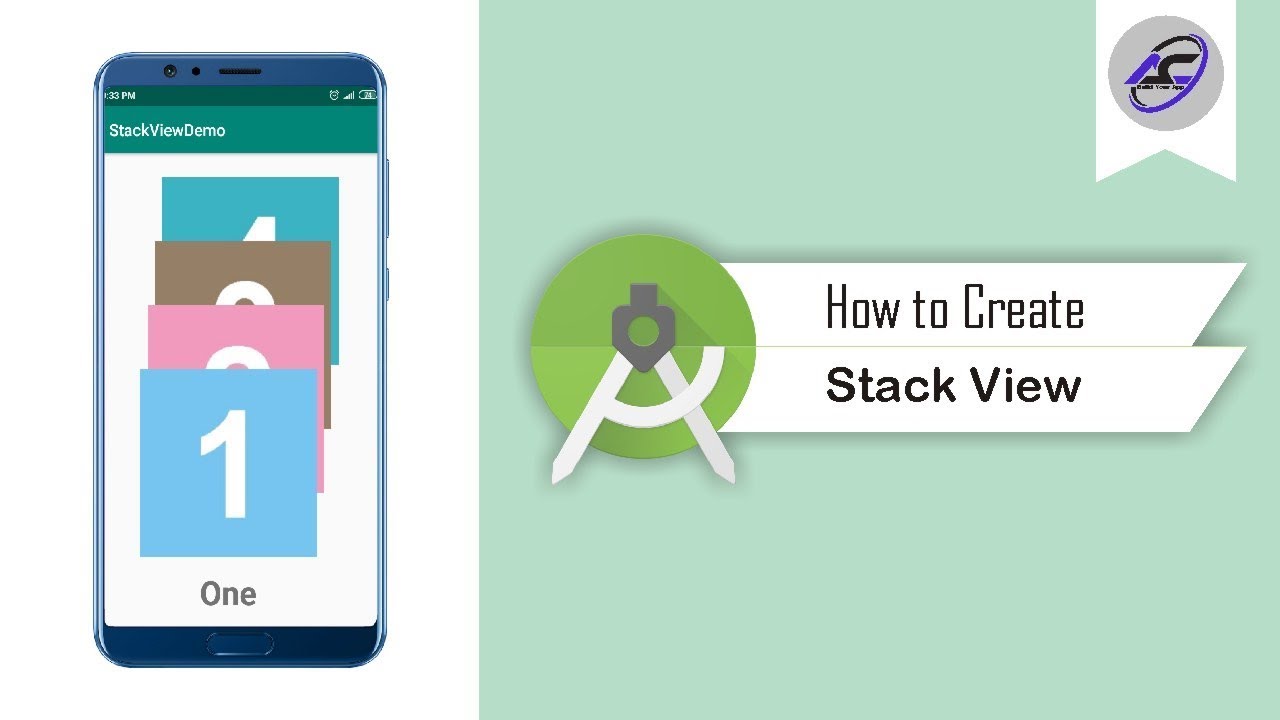 How To Create Stackview In Android Studio Stackview Android Coding