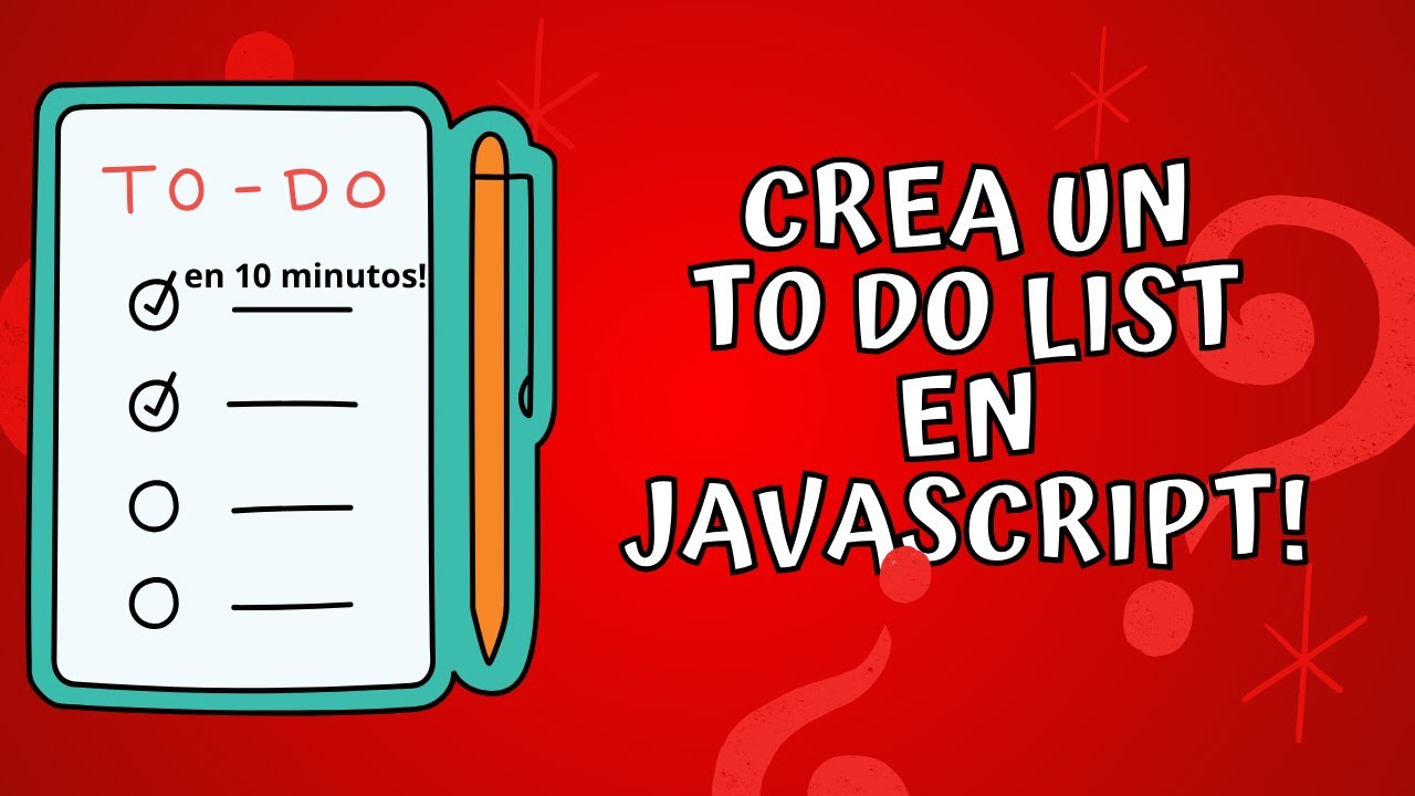 Todo List En Javascript Youtube