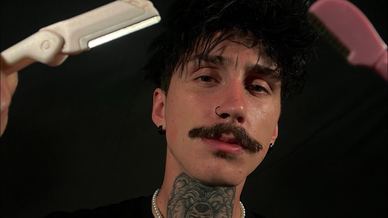 Asmr Trimming Your Hairy Eyebrows Youtube