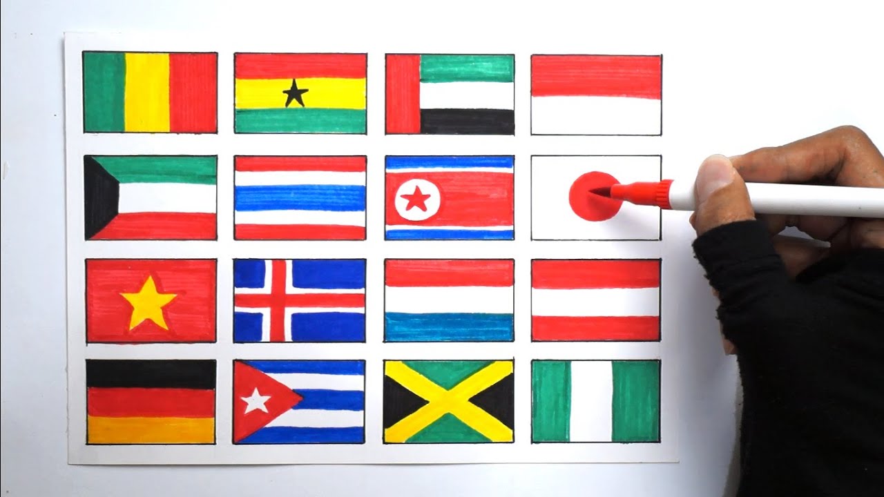 How To Draw All The Flags