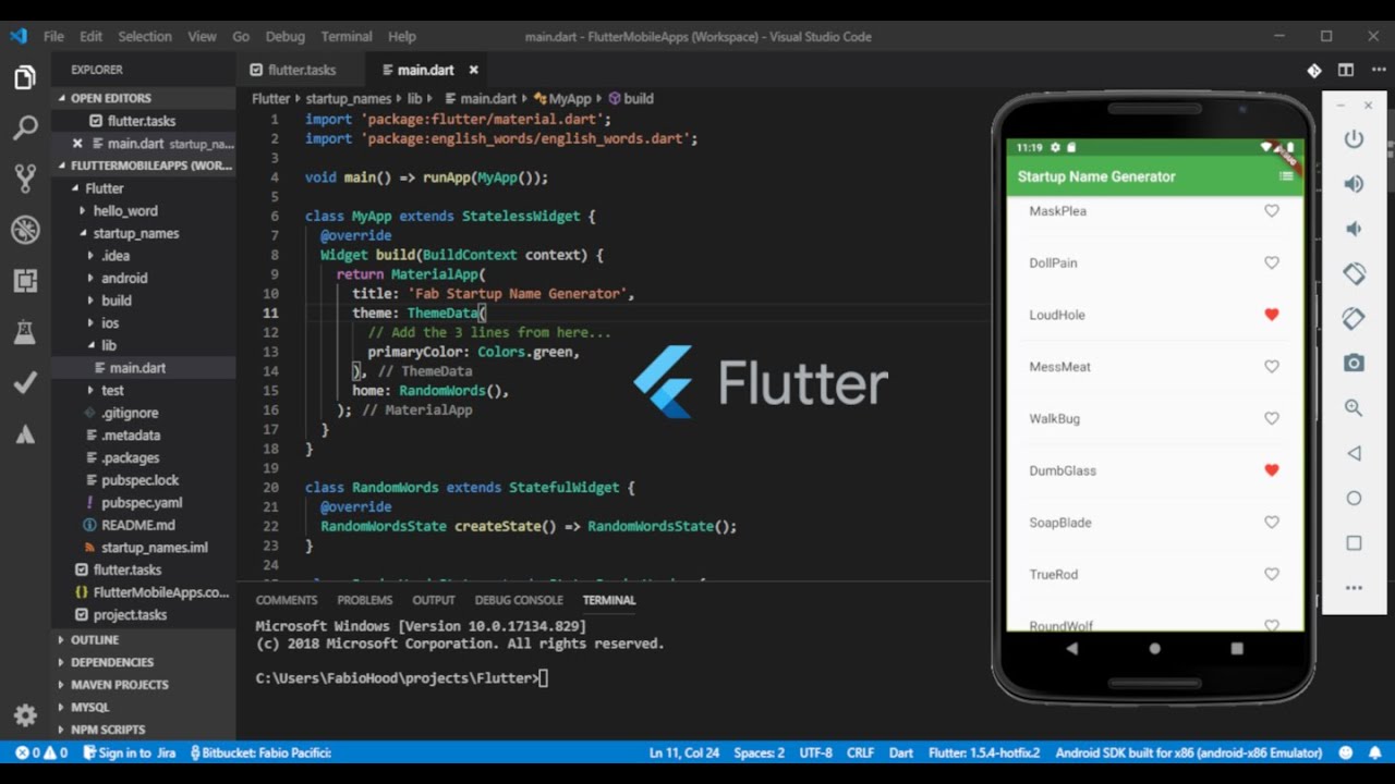 How To Develop A Mobile Application Using Flutter Youtube