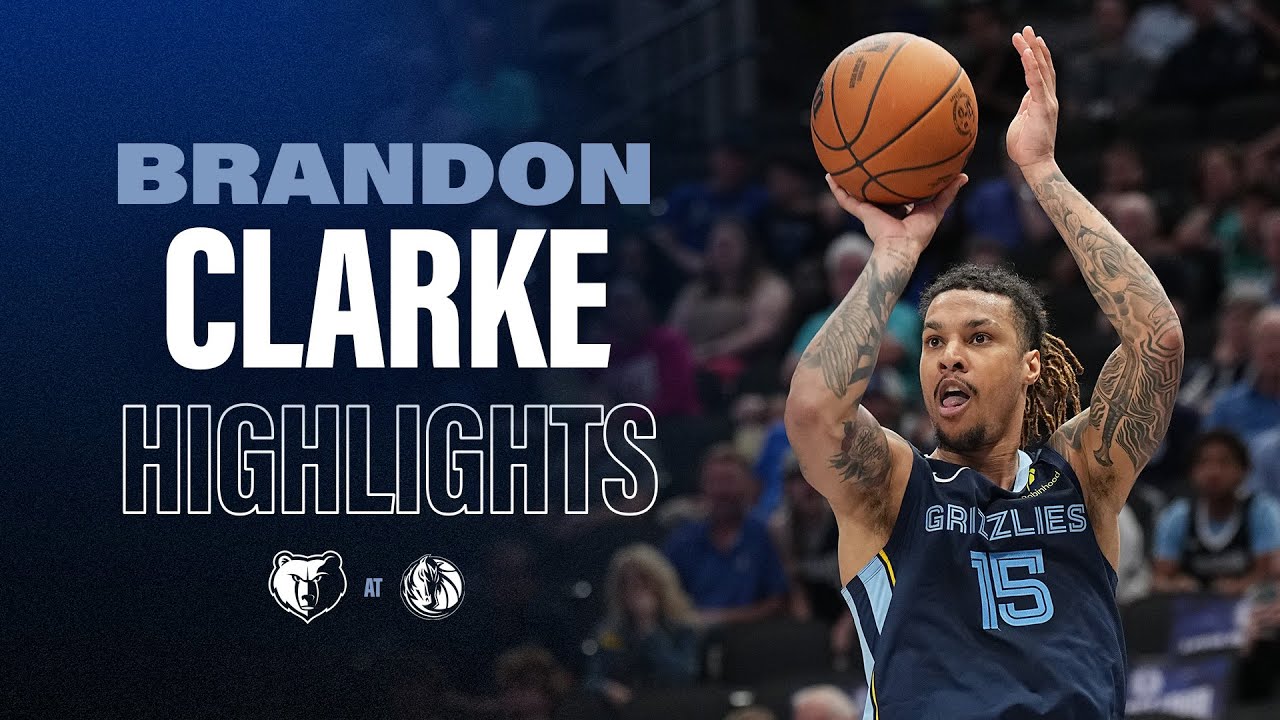 Brandon Clarke Highlights Vs Dallas Mavericks Youtube