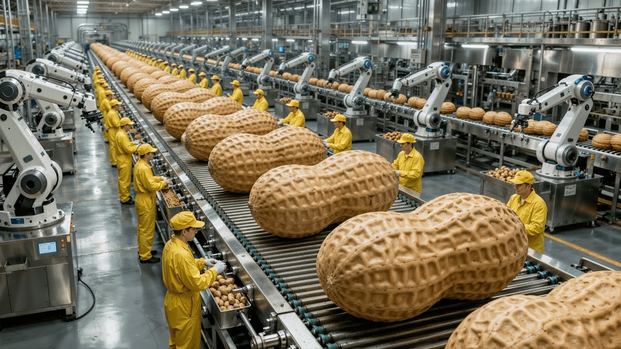 Inside The Peanut Factory Million Dollar Products Made From Peanuts