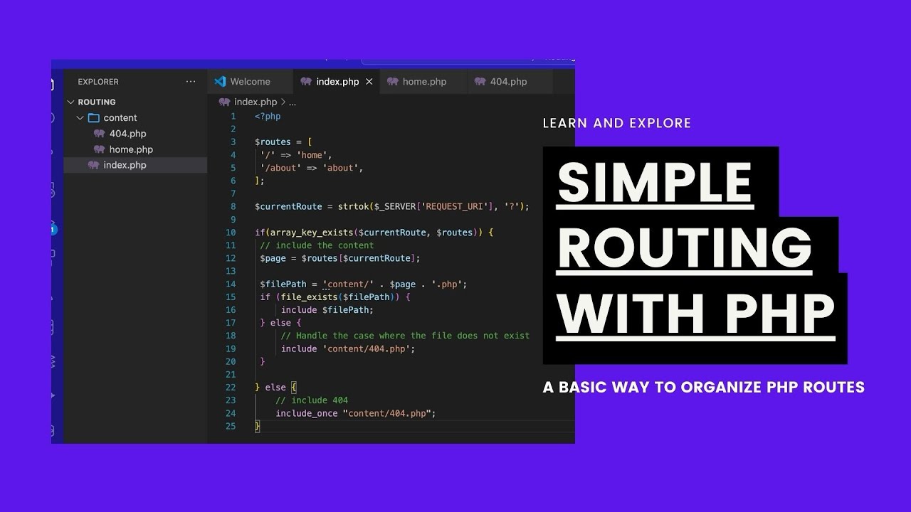 Simple Php Routing A Step By Step Guide Youtube