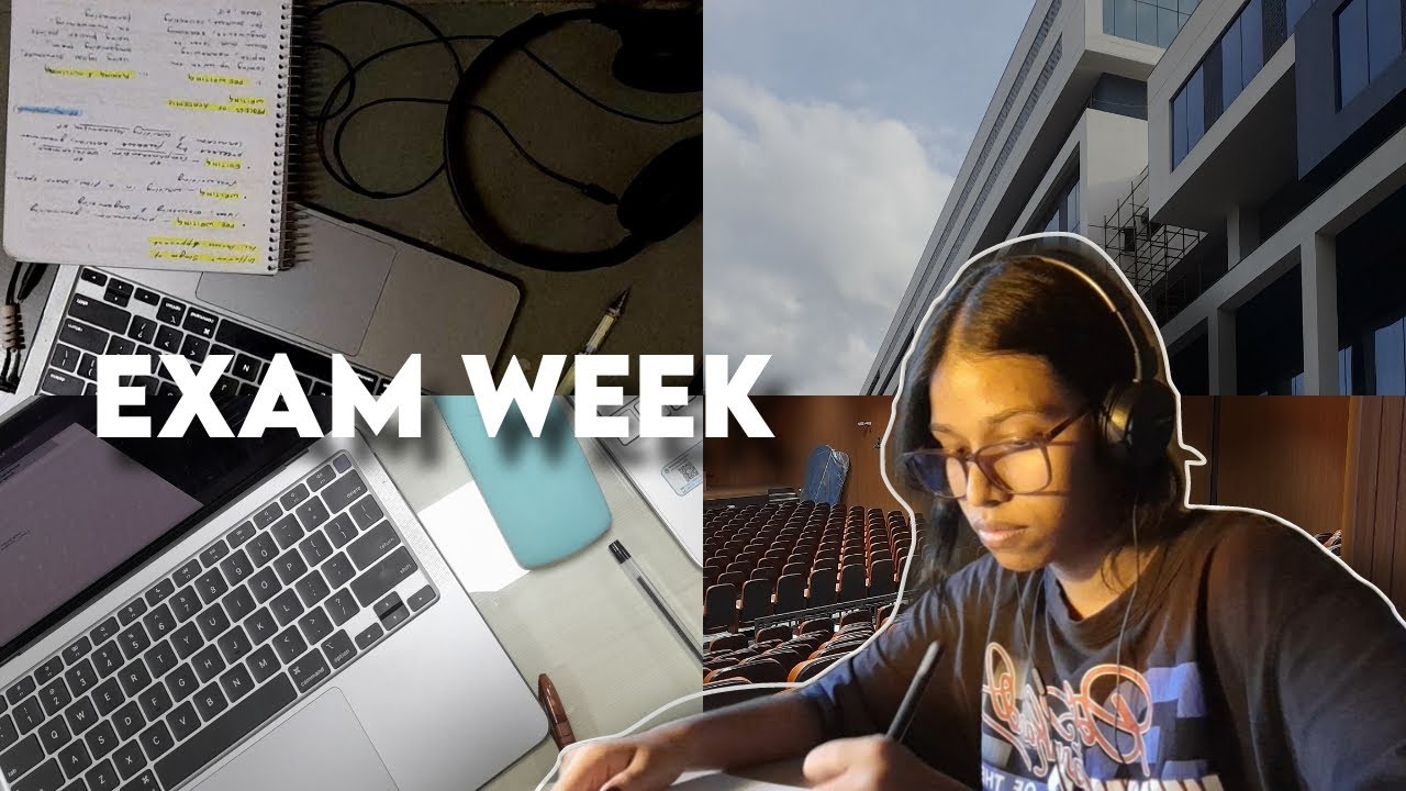 Vlog Exam Week Youtube