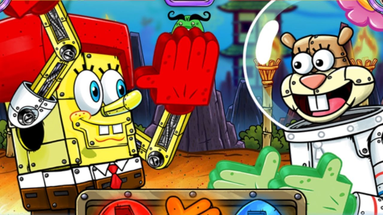 Spongebob Squarepants Nickelodeon Arcade Rock Em Sock Em