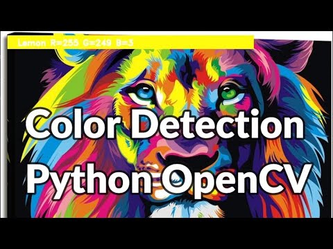 Color Detection Using Python Opencv Youtube