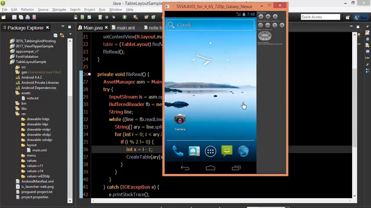 Android 89 Tablelayout Three Youtube