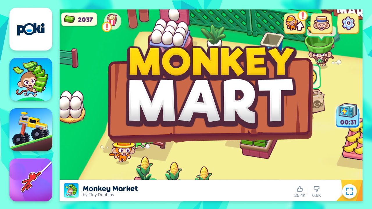 Monkey Mart Play It On Poki Youtube