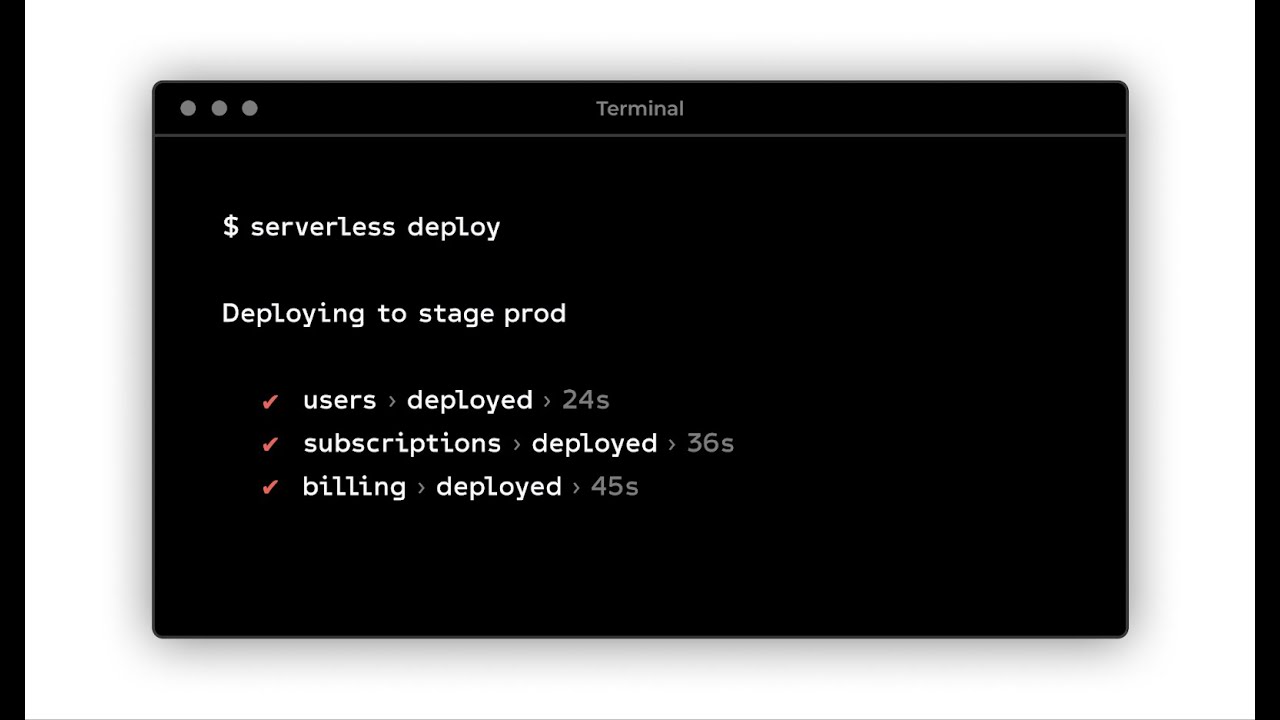 Introducing Multi Service Deployments Via Serverless Framework Compose