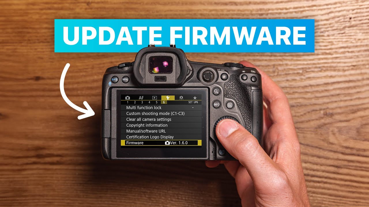 How To Update Canon Eos Camera Firmware Youtube