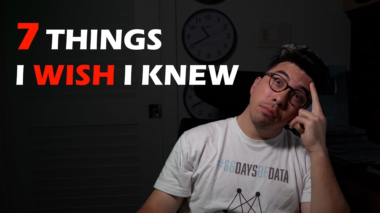 My Regrets As A Data Science Student