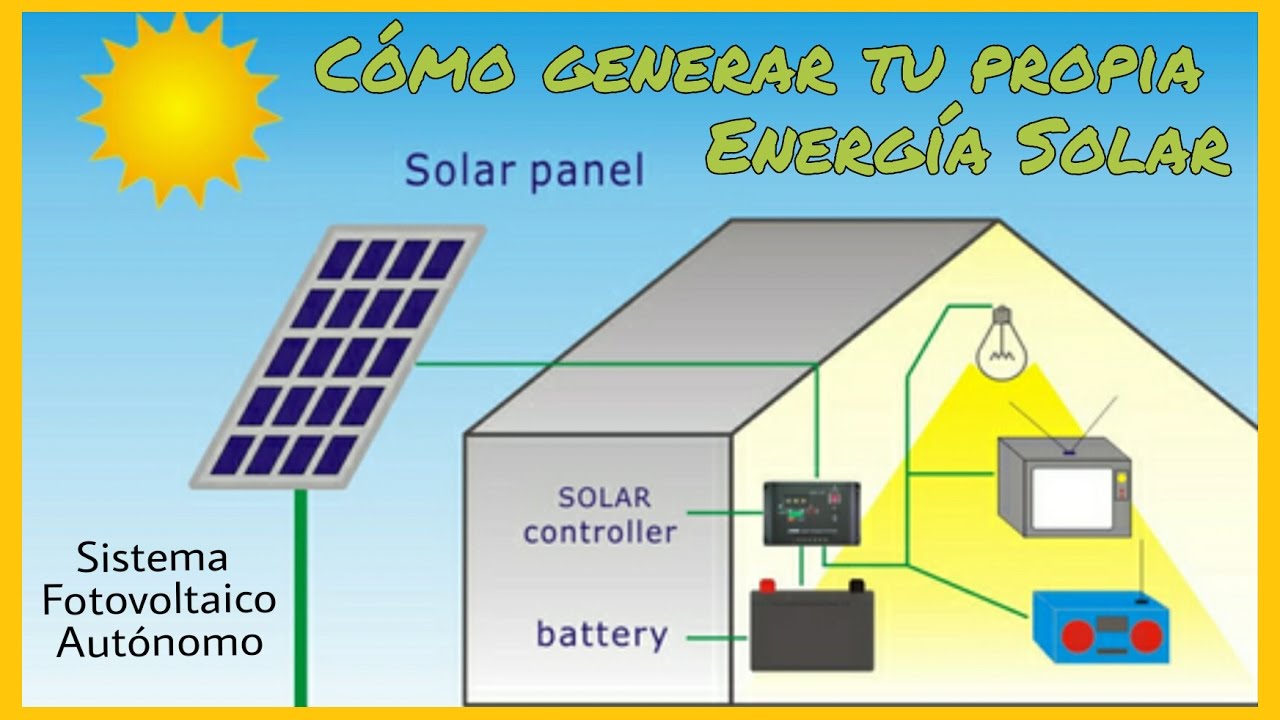 Cómo Generar Tu Propia Electricidad Solar Energía Solar Fotovoltaica
