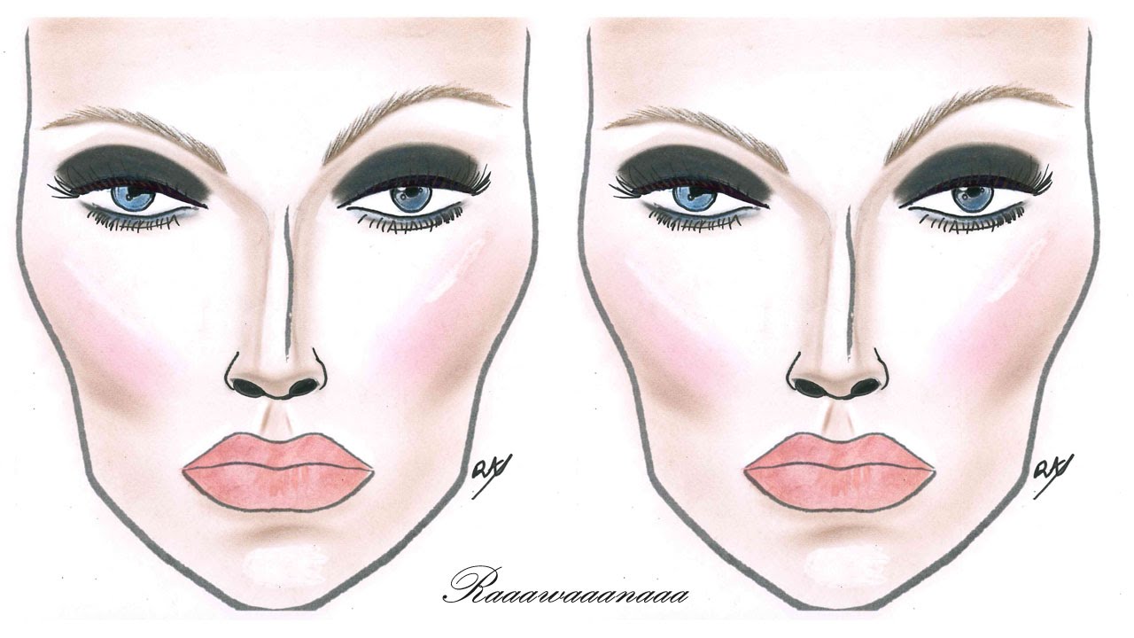 How To Detailed Full Face Chart Makeup Tutorial Youtube