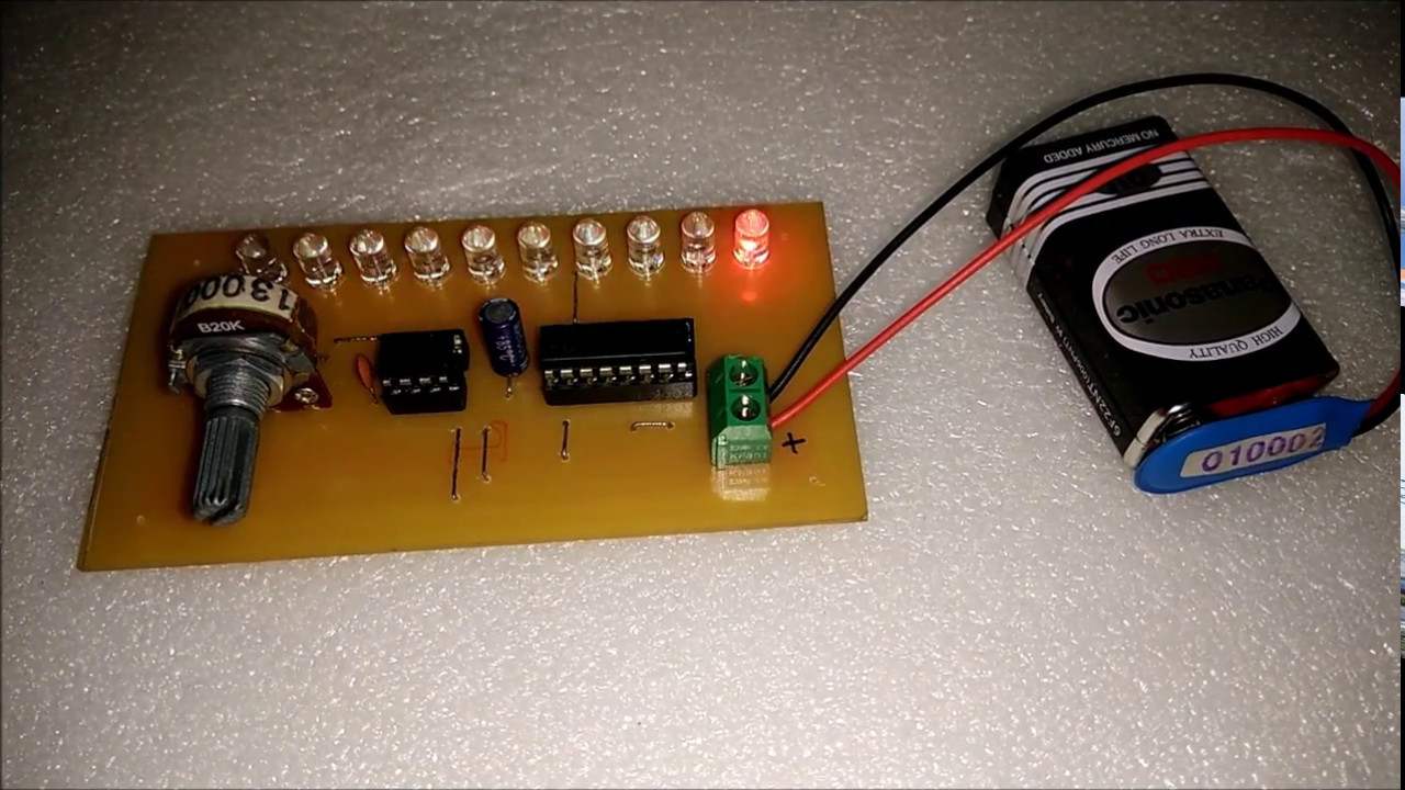 Rangkaian Running Led Sederhana Youtube