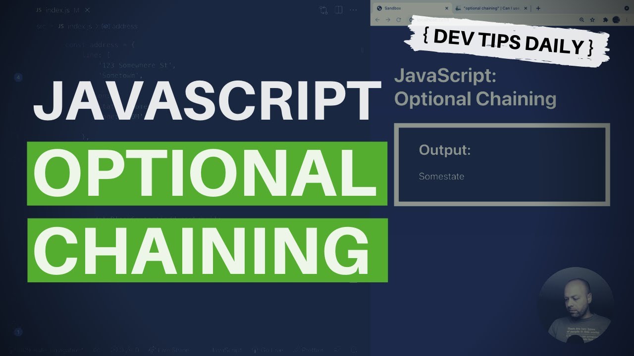 Devtips Daily Javascript Optional Chaining Youtube