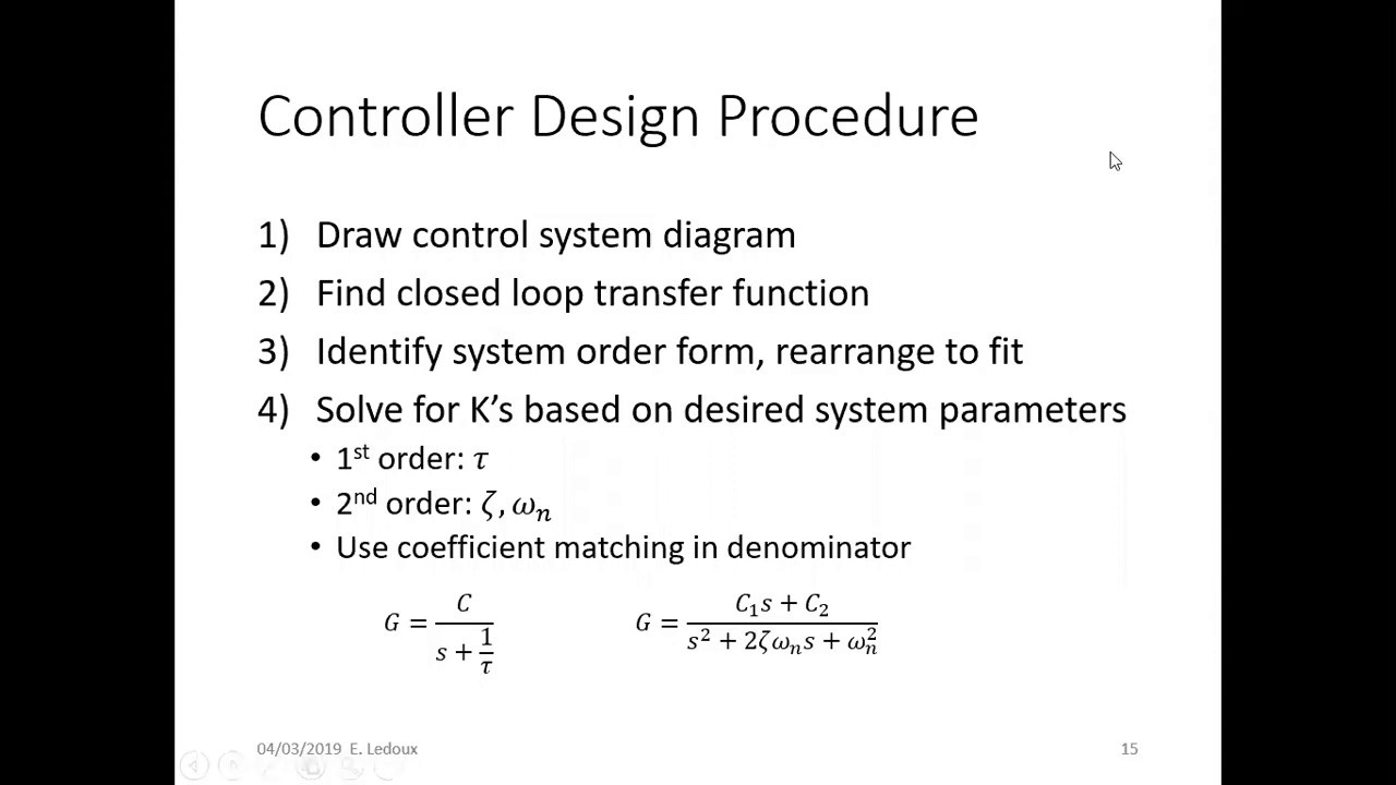 Controller Design Youtube