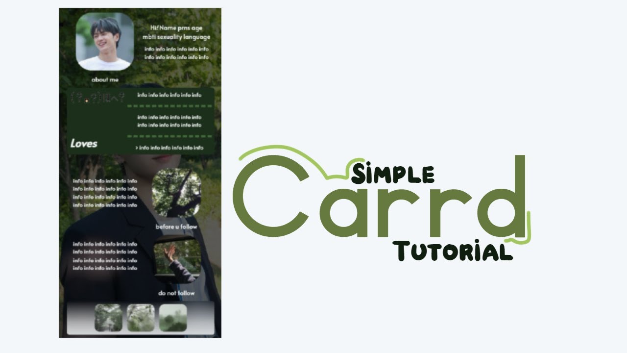 牆ｨ Simple Carrd Tutorial ﾋ籾 ｪ Youtube