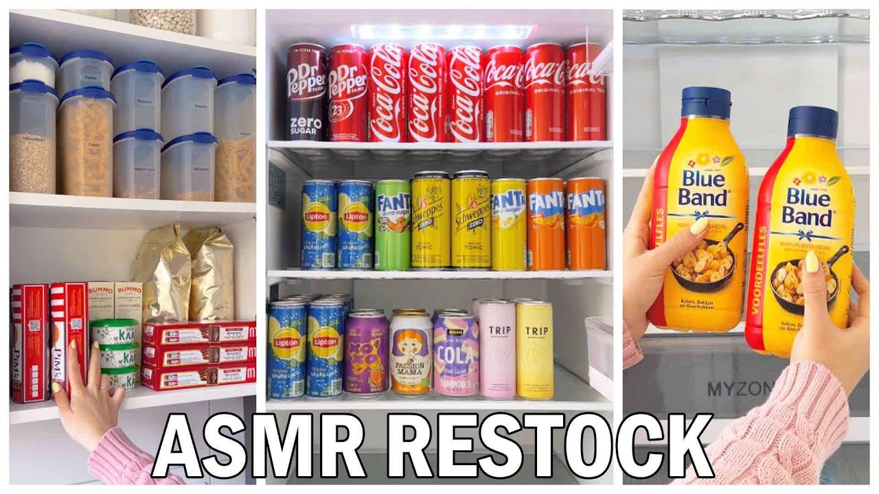 1 Hour Satisfying Cleaning Organizing Restocking Tiktoks Asmr Pt 27