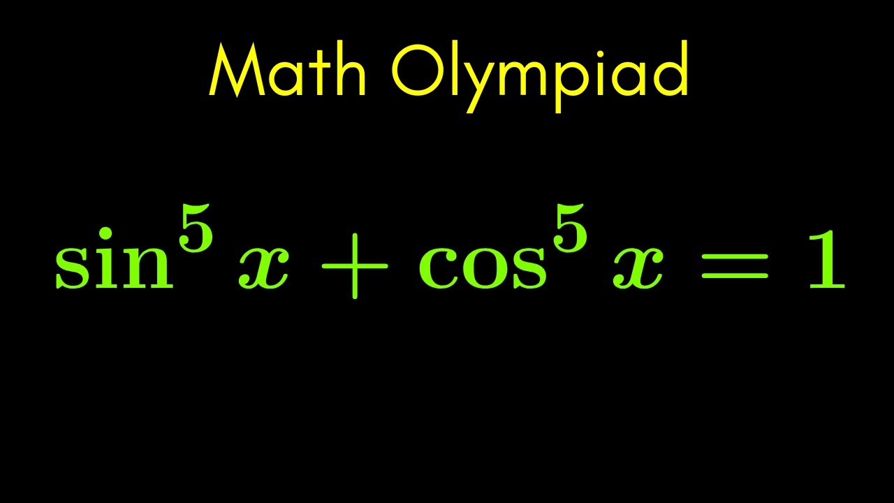 Math Olympiad Problem How To Solve Youtube