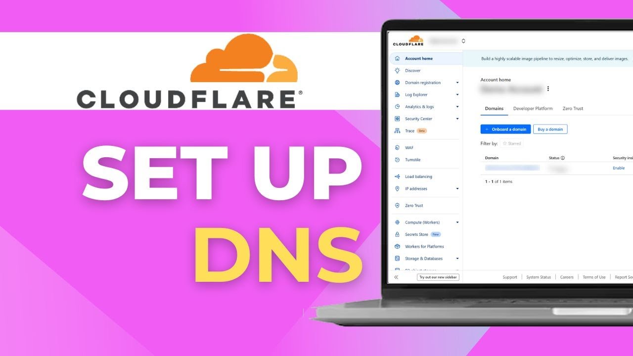 How To Set Up Cloudflare Dns Full Walkthrough Youtube