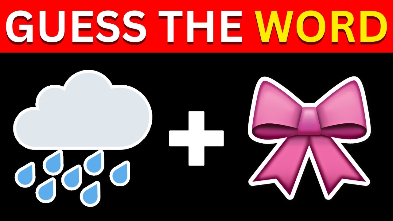 Guess The Word By The Emoji Emoji Quiz Challenge Youtube