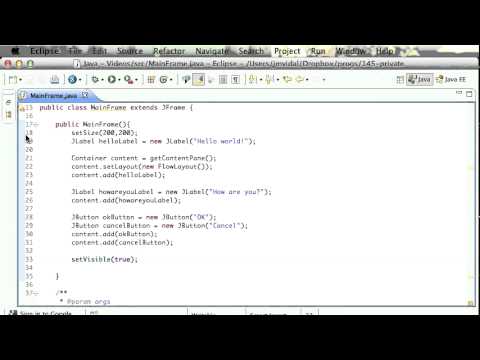 Java Swing Application Tutorial Youtube